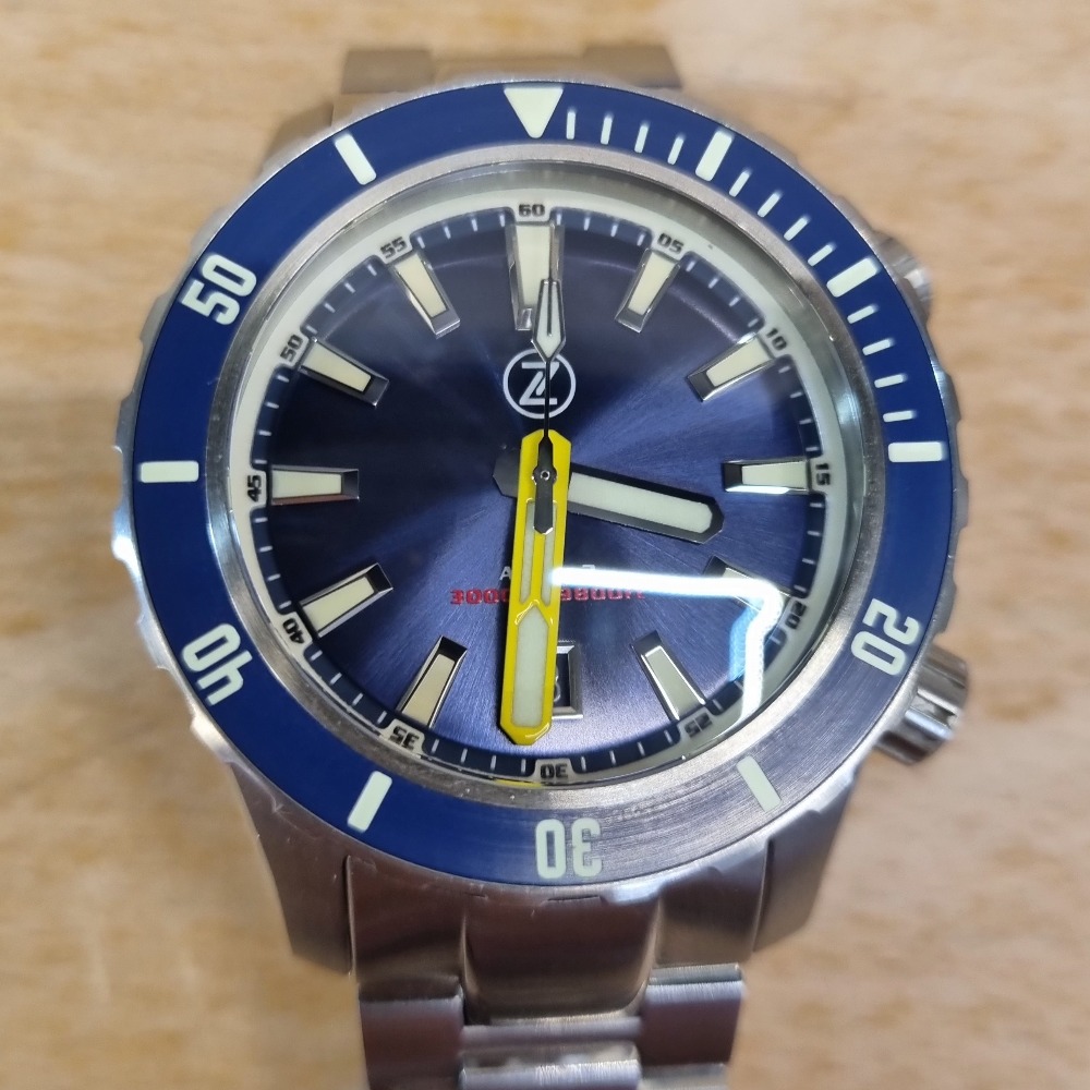ZELOS ZELOS ABYSS 3 | STEEL MIDNIGHT BLUE MENS DIVE WATCH | BUY WITH ...